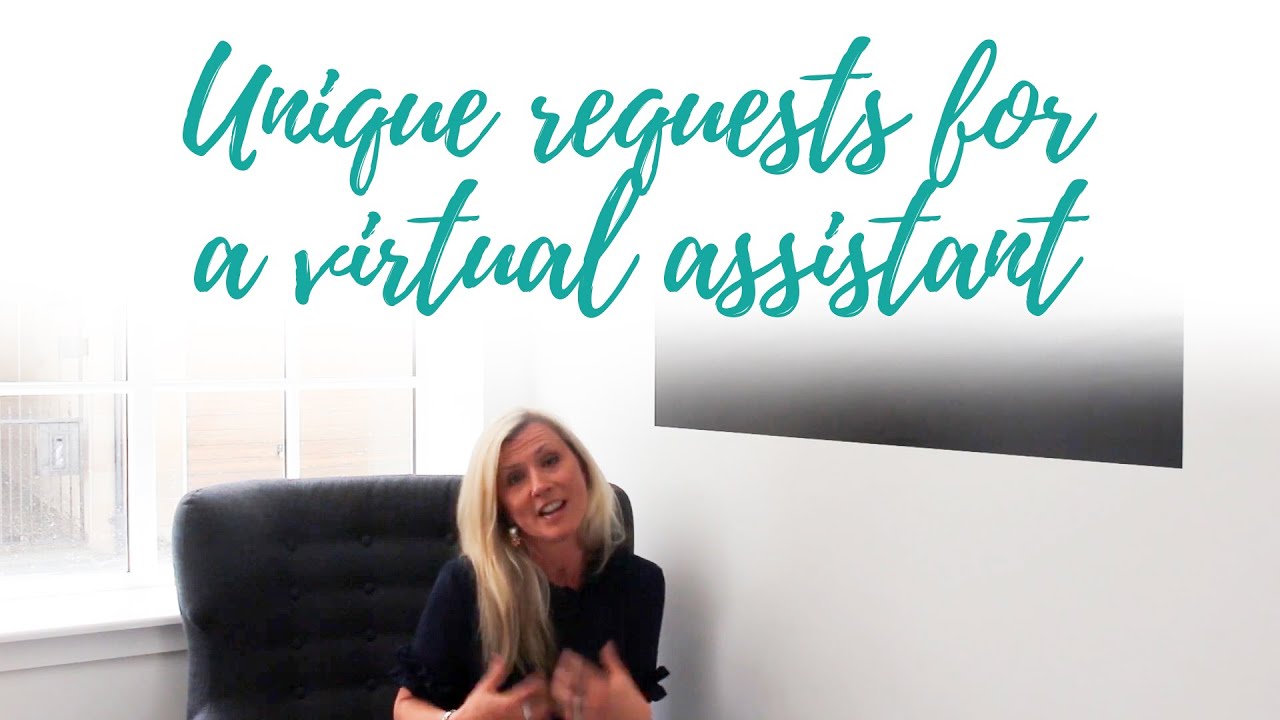 Unique requests for a virtual assistant - YouTube