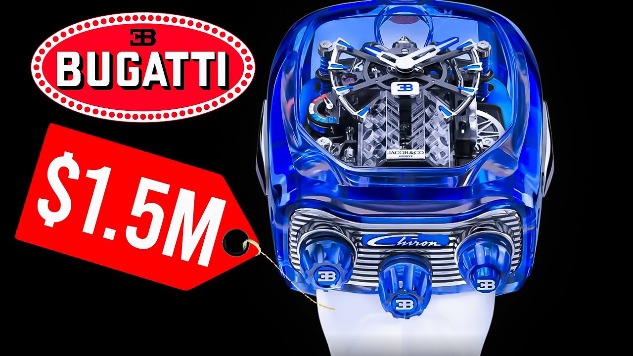 The Bugatti Chiron Blue Sapphire Crystal Watch: The Ultimate Luxury ...