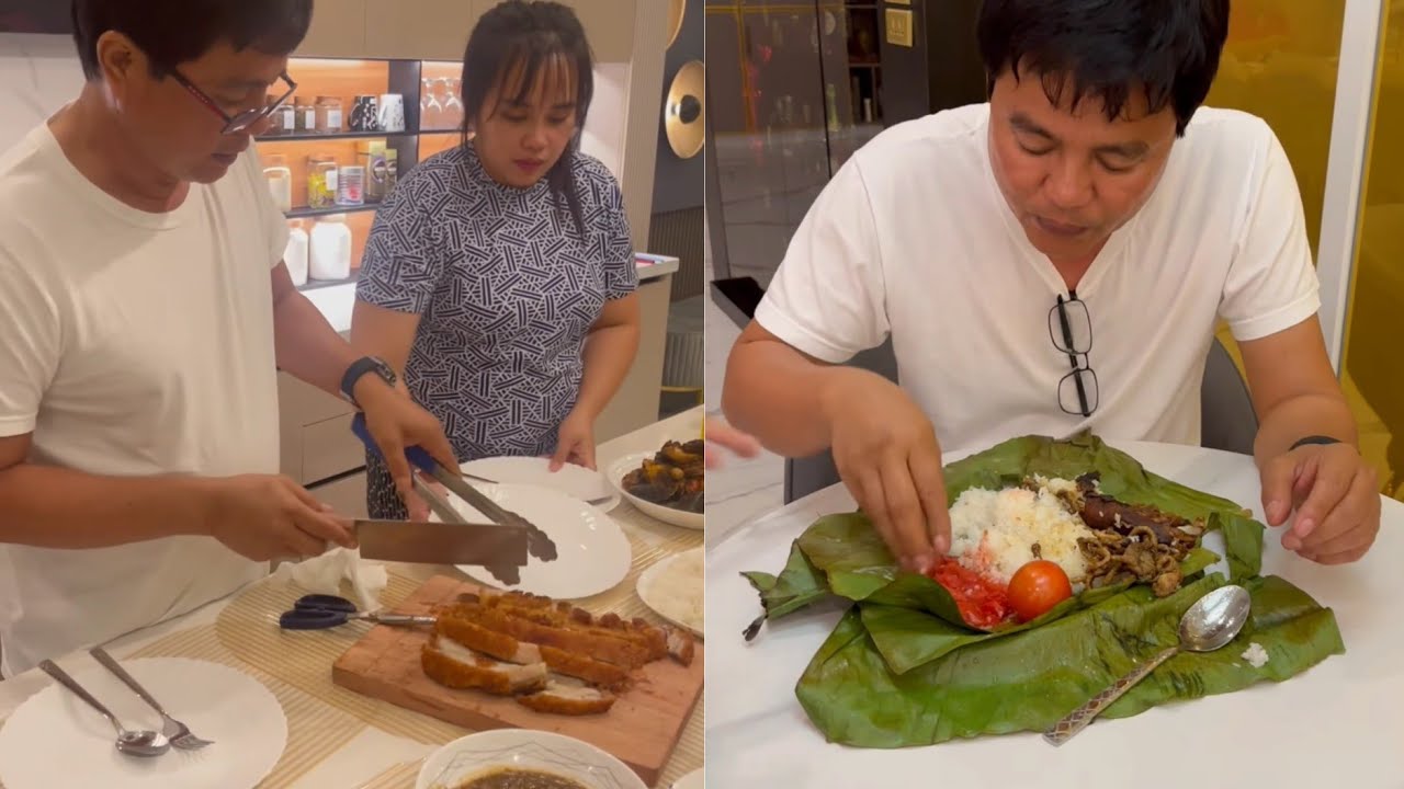 binalot sa dahon ng saging - YouTube