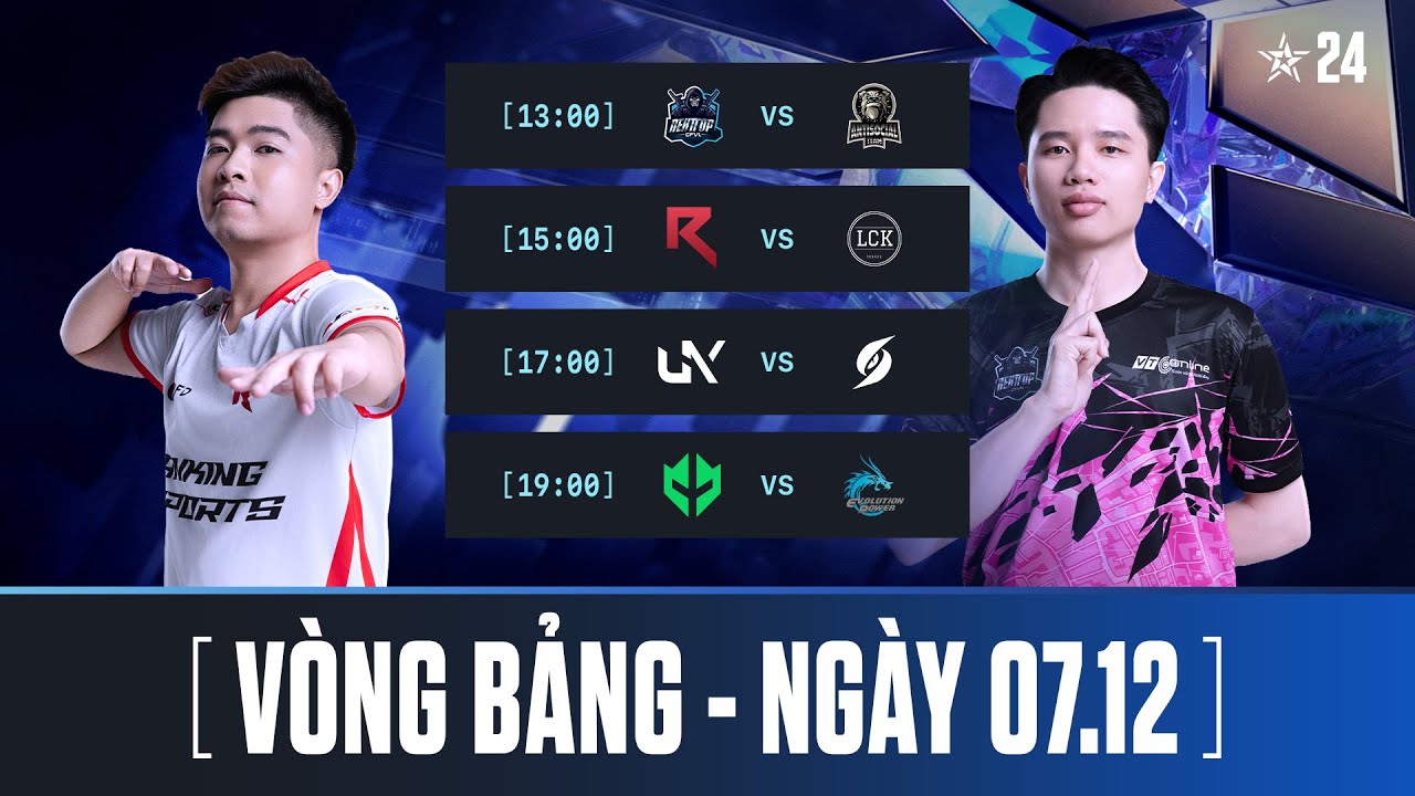 🏆 NT vs AS - RKE vs LCK - UNK vs SWG - IMP vs EP | VÒNG BẢNG (BO3) CFS 2024 GRAND FINALS NGÀY 7/ ...
