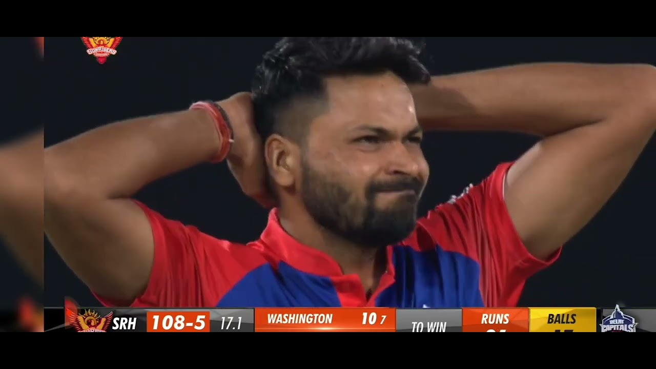TATA IPL __ match 34 Sunrises Hyderabad vs Delhi capitals 2 nd innings ...