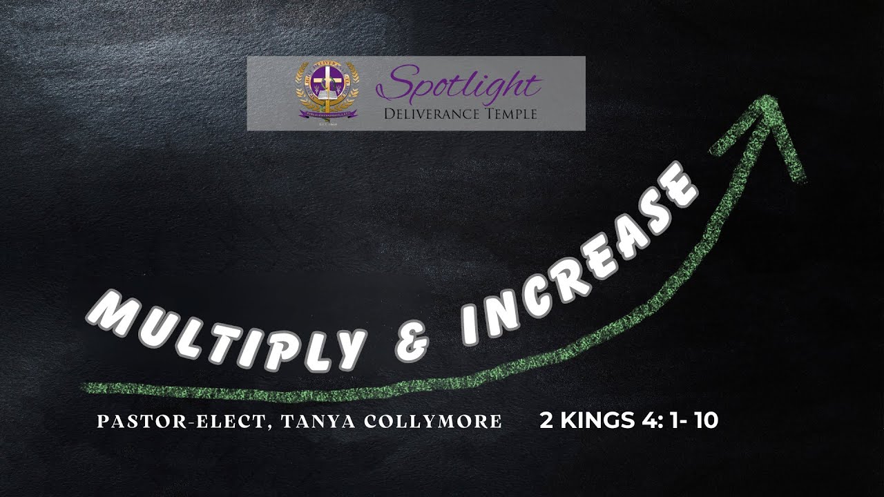 Multiply & Increase | A Message from Pastor-Elect Tanya Collymore - YouTube