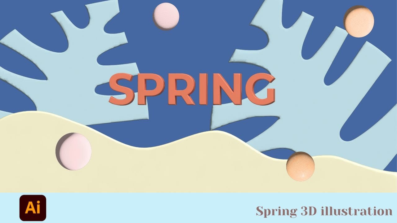 Spring Graphic Vector Art - YouTube