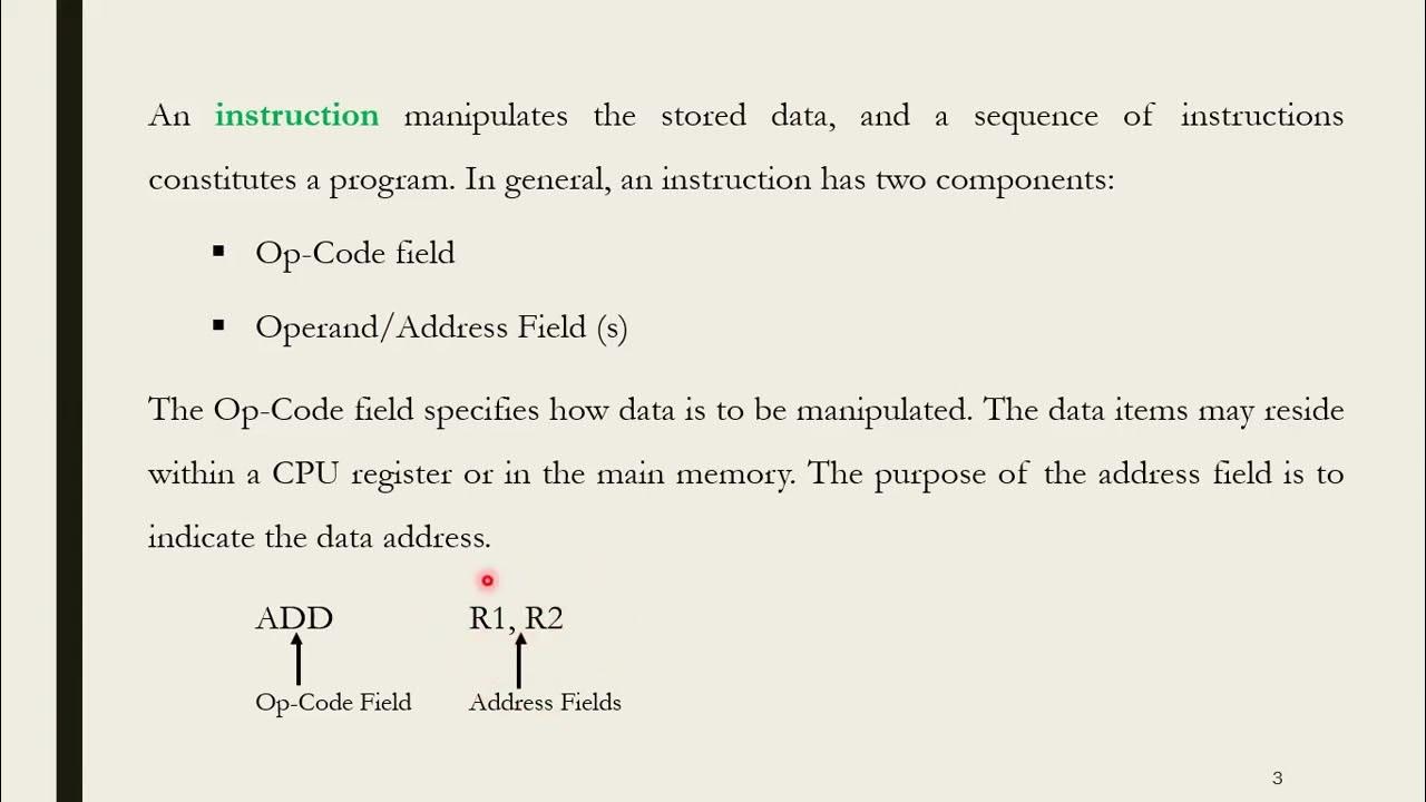 Computer Instruction Set - YouTube