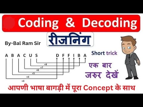 CODING DECODING REASONING CLASS coding decoding basic concepts - YouTube