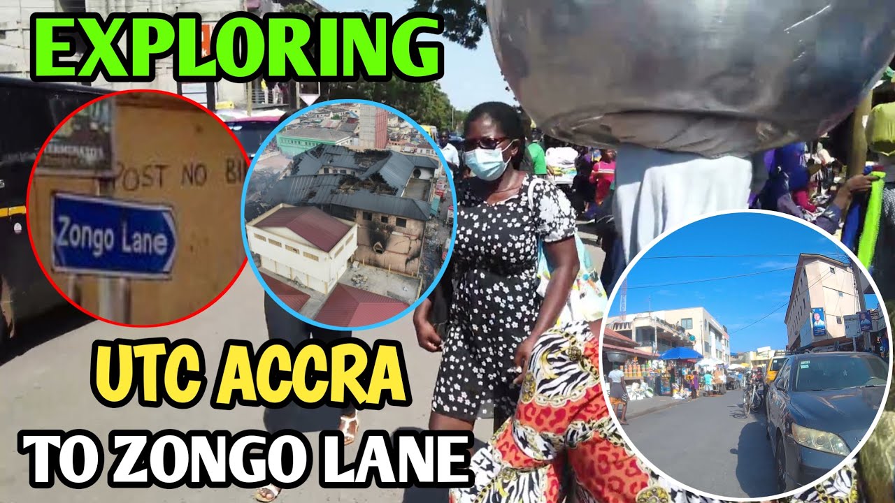 Walking Across Accra From China House to Zongo Lane in 4K | 4K WALK IN ...