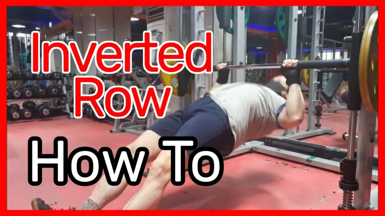 How To Do Smith Machine Inverted Row | Back Workout - YouTube