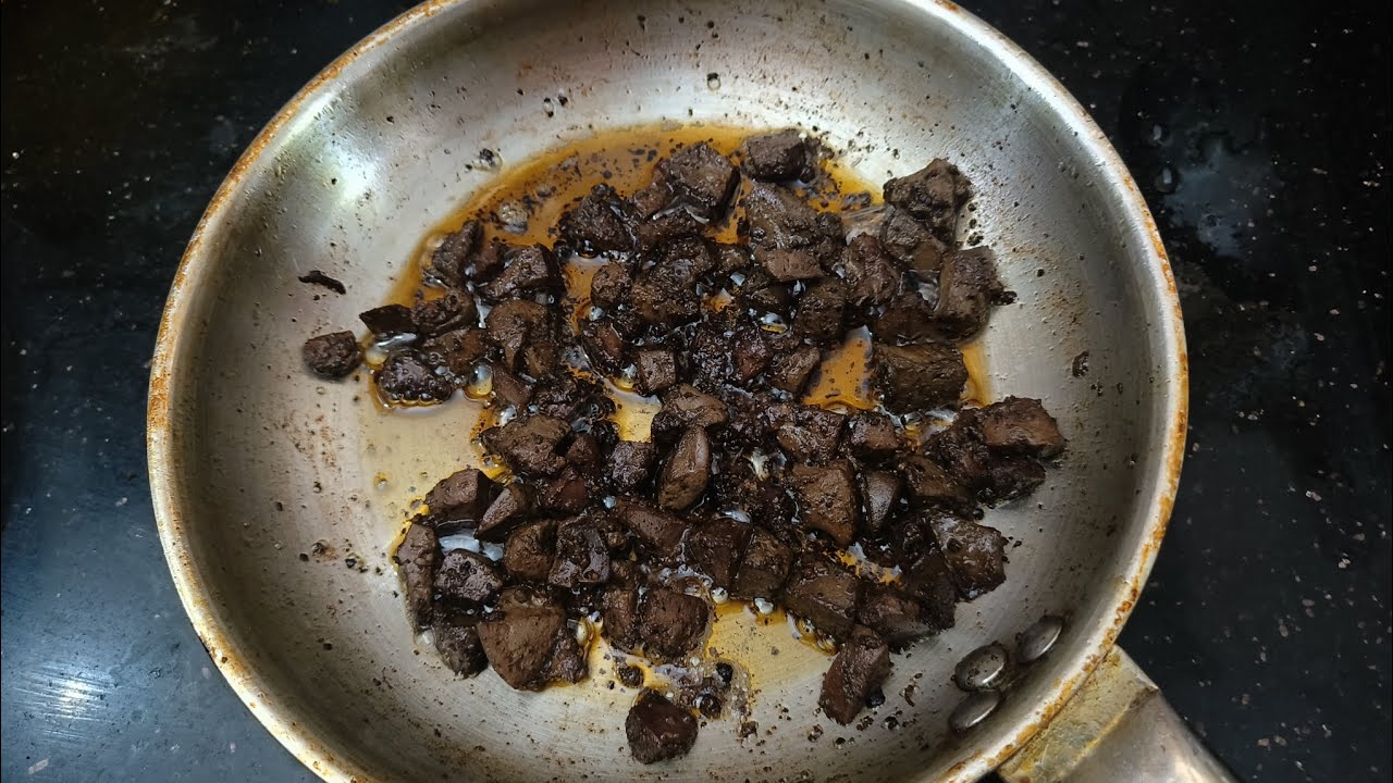 How to cook goat liver fry? ஆட்டு ஈரல். - YouTube