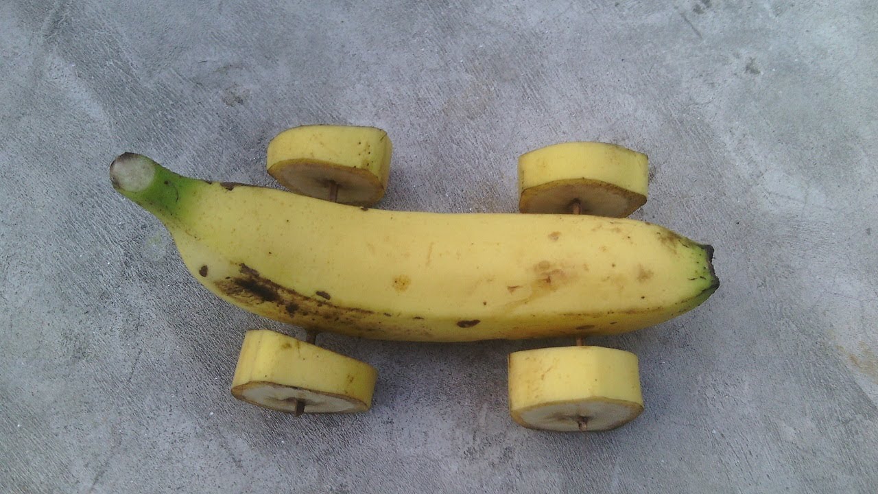 Banana car experiments - YouTube