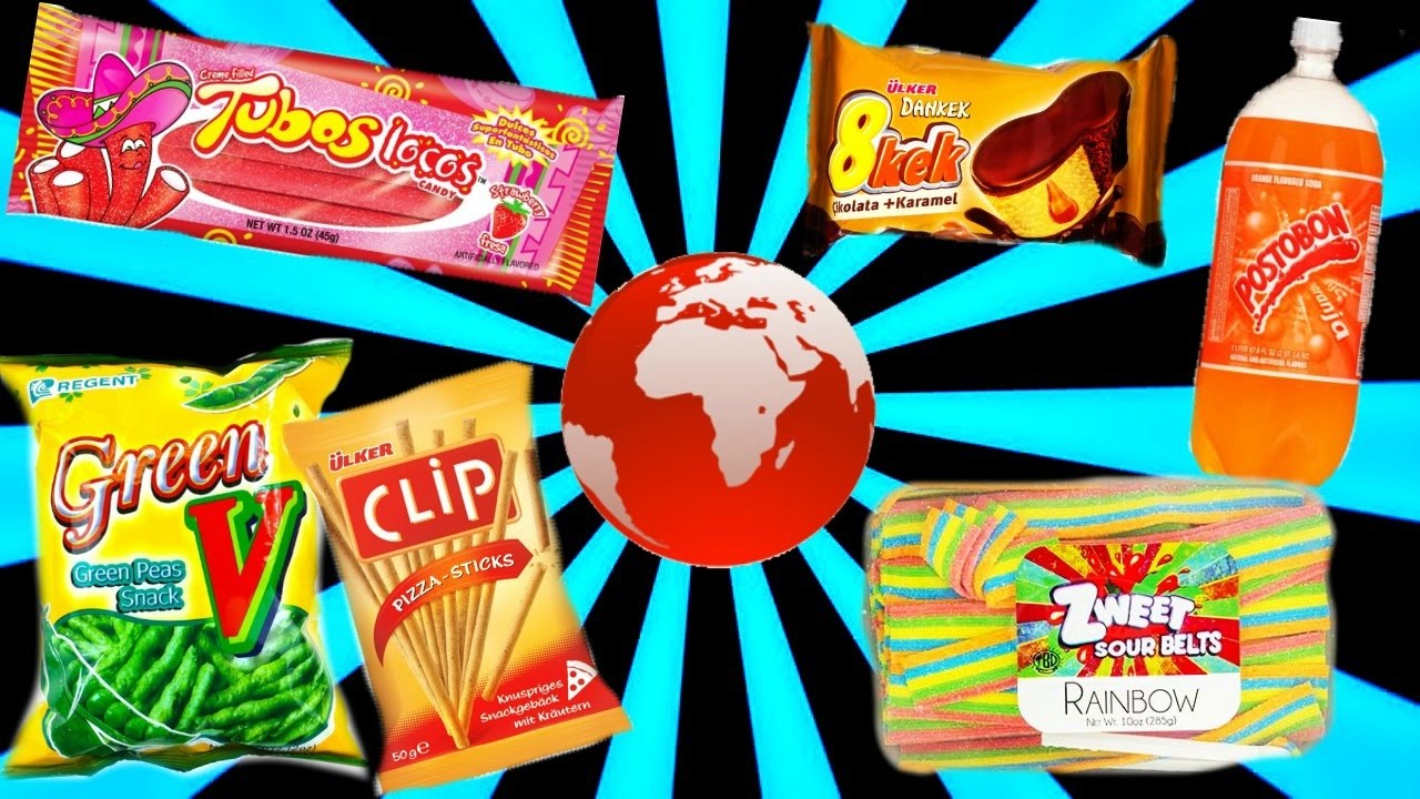 Tasting Snacks from Around the World!! | Munchpak - YouTube