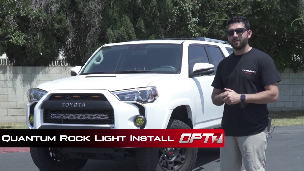 Quantum LED Rock Light Installation (Toyota 4runner) OPT 7 Lighting ...