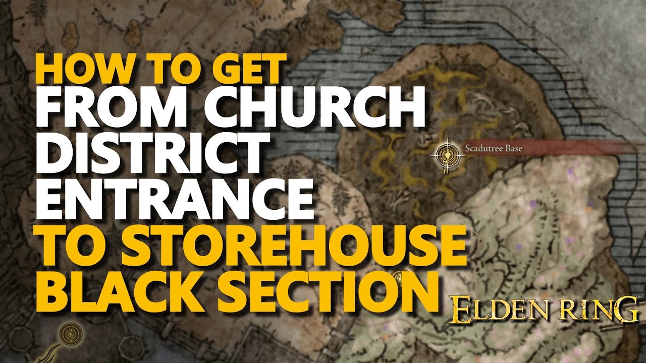 From Church District Entrance to Storehouse Back Section Elden Ring ...