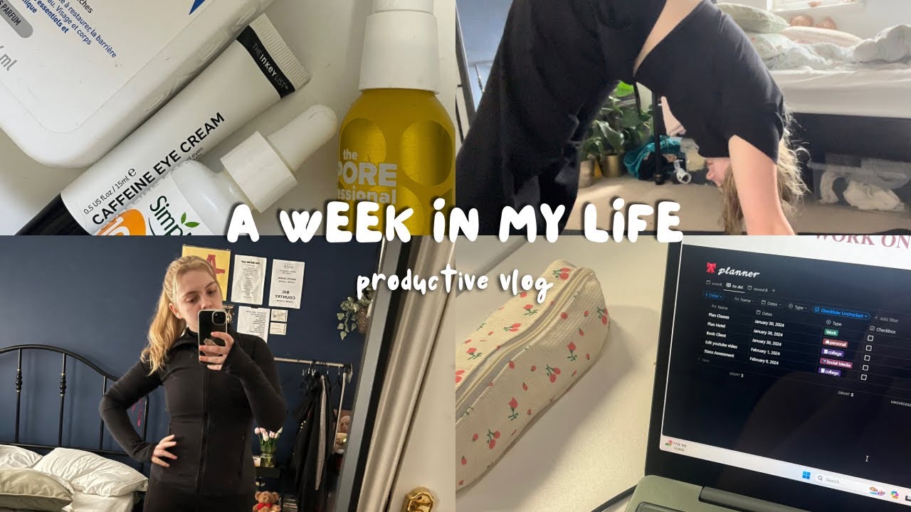 Productive Vlog| getting into routine, Healthy habits, Studying, Yoga ...