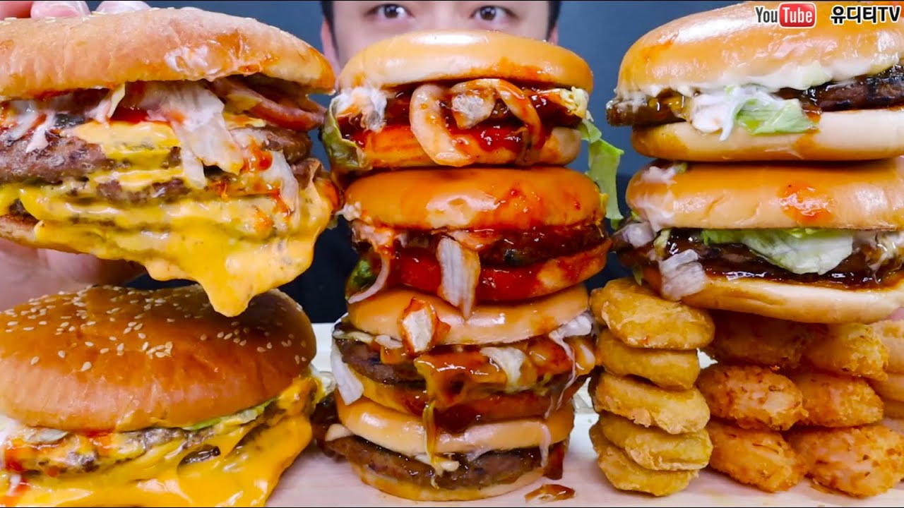 버거킹신메뉴 충격적인 괴물와퍼 스태커4와퍼 & 고추장버섯불고기버거 & 코코넛쉬림프 & 어니언링 & BURGERKING ...