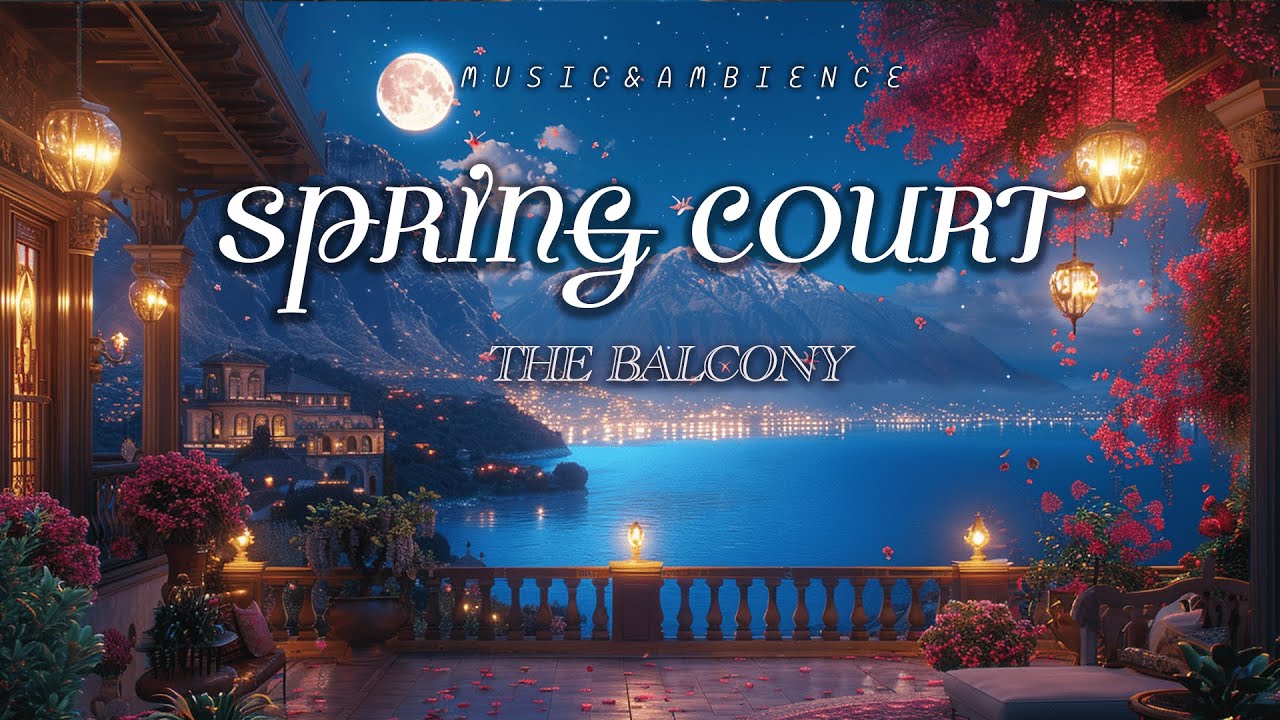 The Balcony Spring Court | ACOTAR-Inspired Magical Music | Focus, Calm ...