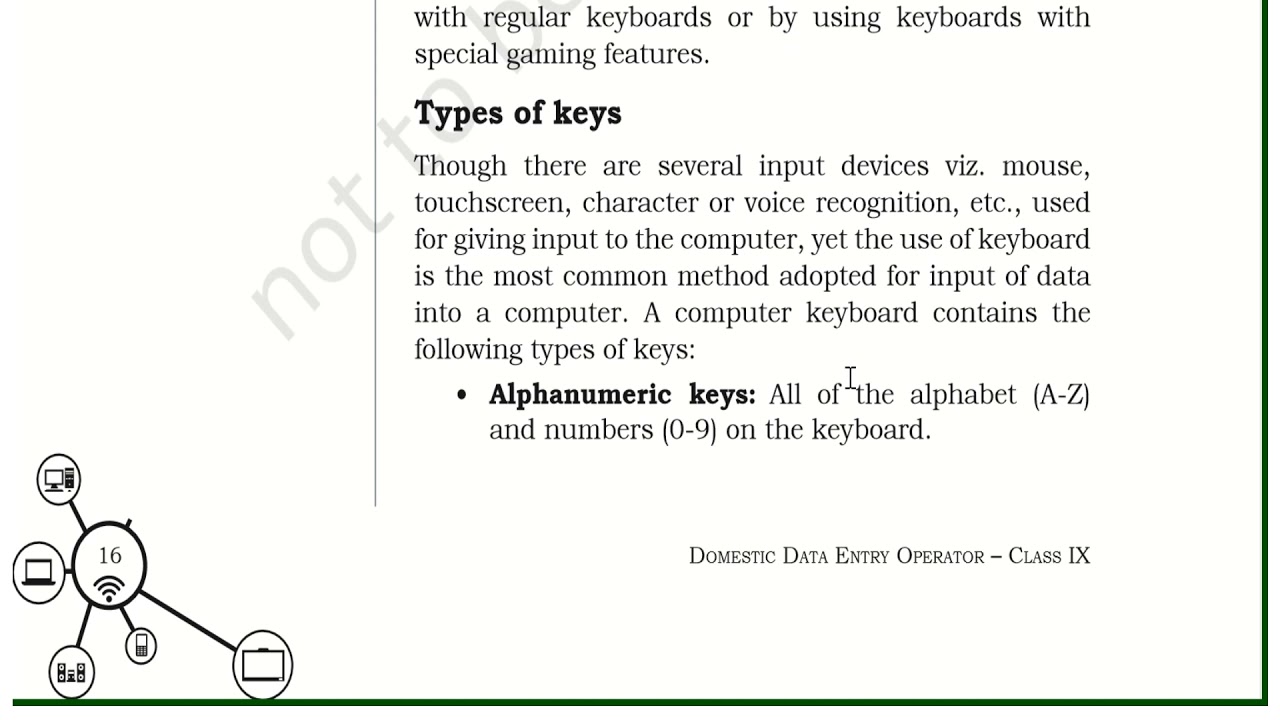 Data Entry and Keyboard skills(unit 2 :part 1) 9th class IT students ...