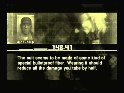 Metal Gear Solid 3 - Sigint - Camouflage - Sneaking Suit - YouTube