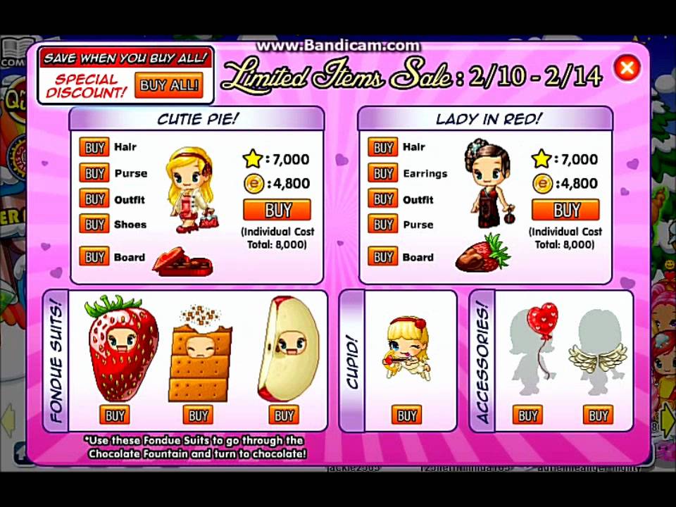 Fantage - Valentines Day 2012 ( limited items ) - YouTube