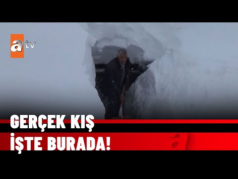 Yukarıyongalı Köyü’nde kar esareti - atv Haber 15 Mart 2022