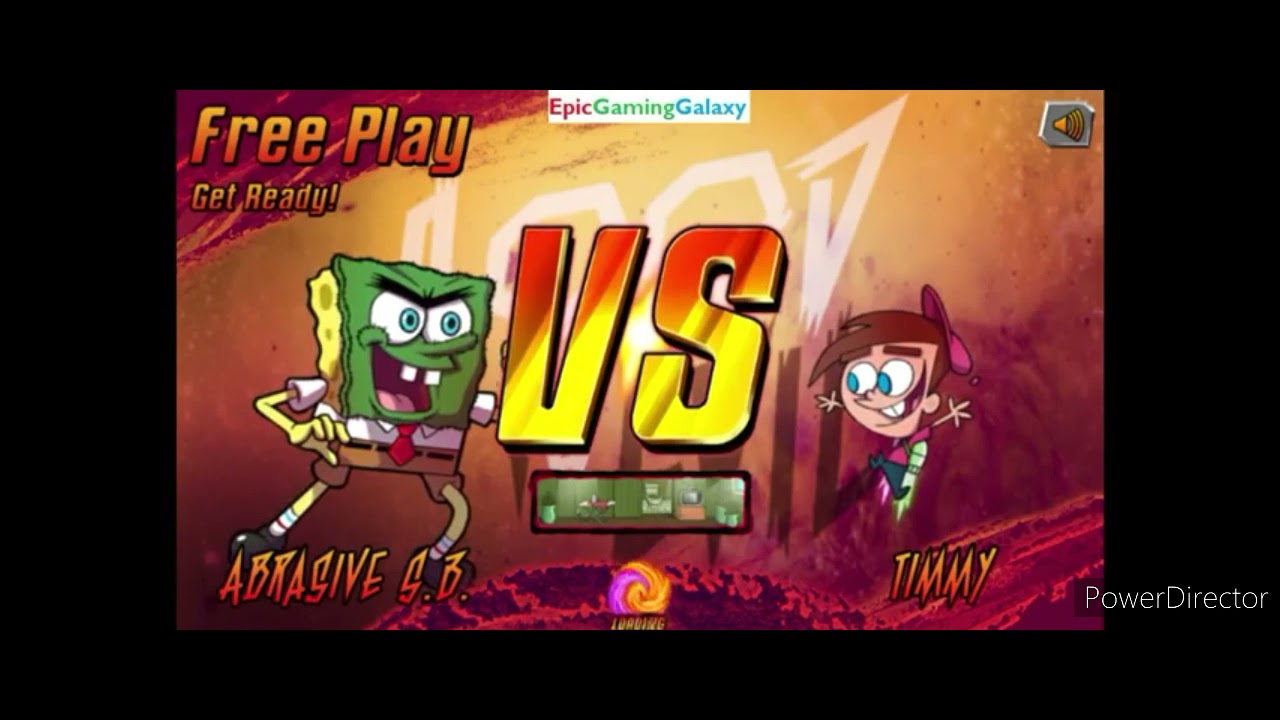 Abrasive SpongeBob VS Timmy Turner In A Nickelodeon Superhero Brawl 3 ...