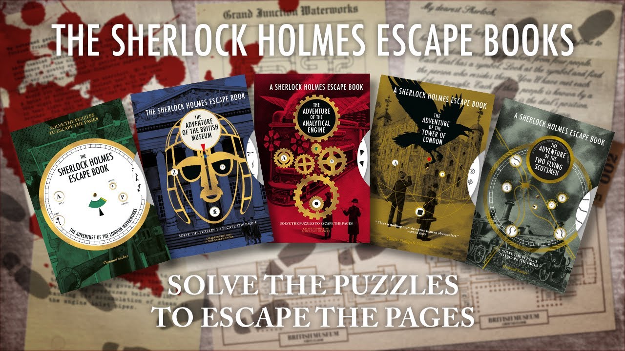 Sherlock Holmes Escape Books Trailer - YouTube