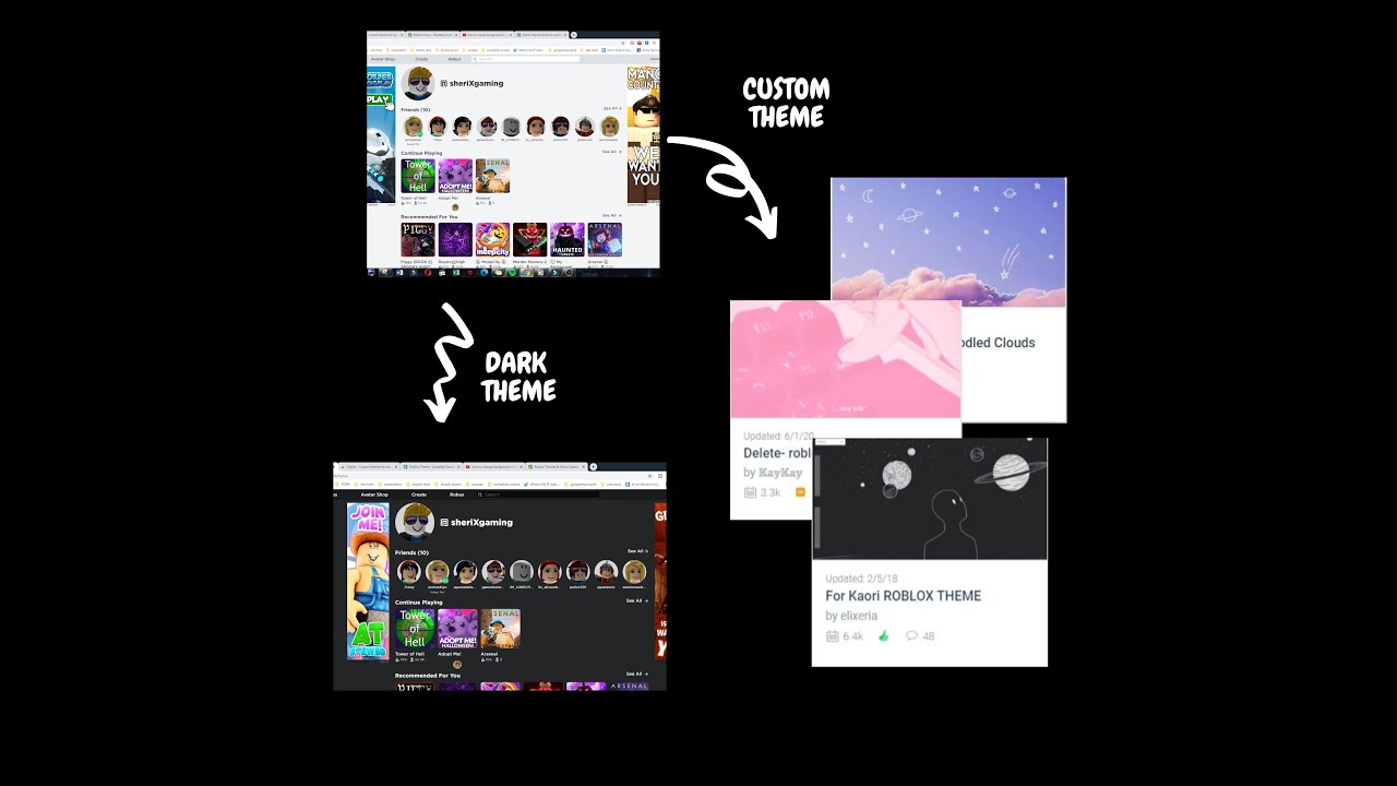 How To Change Your Roblox Background Theme | Roblox Tutorial - YouTube