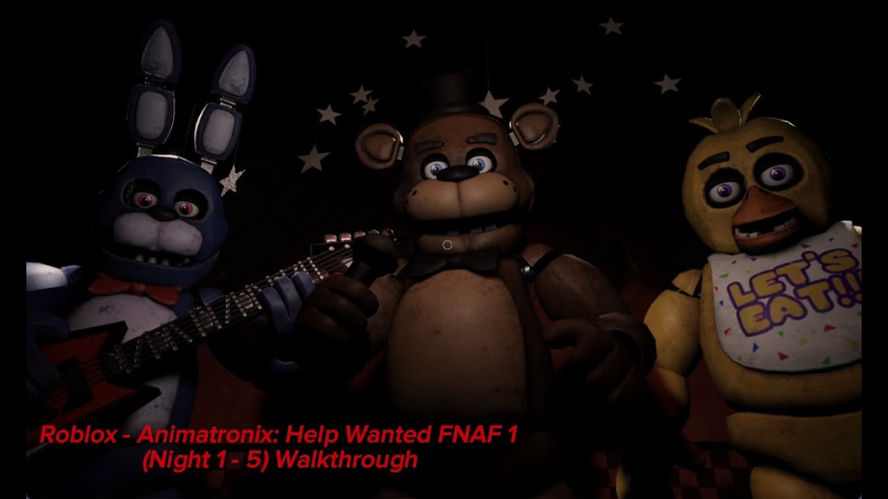 Roblox - Animatronix: Help Wanted | FNAF 1 (Night 1 - 5) Walkthrough ...
