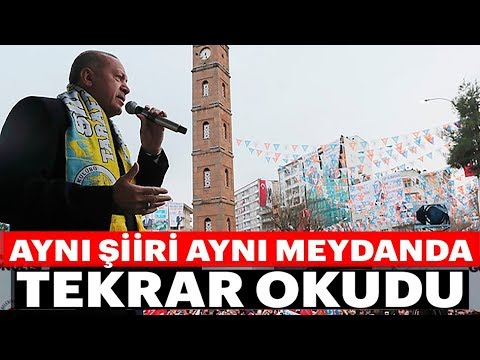 Erdoğan Siirt'te 22 yıl sonra aynı yerde aynı şiiri okudu