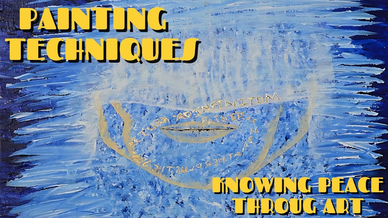 how to paint abstract art with "Knowing Peace" Abstract Art + Music ...