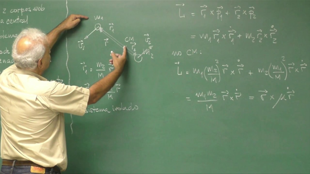 Aula 25.4 - Posições e momento angular no referencial do centro de ...