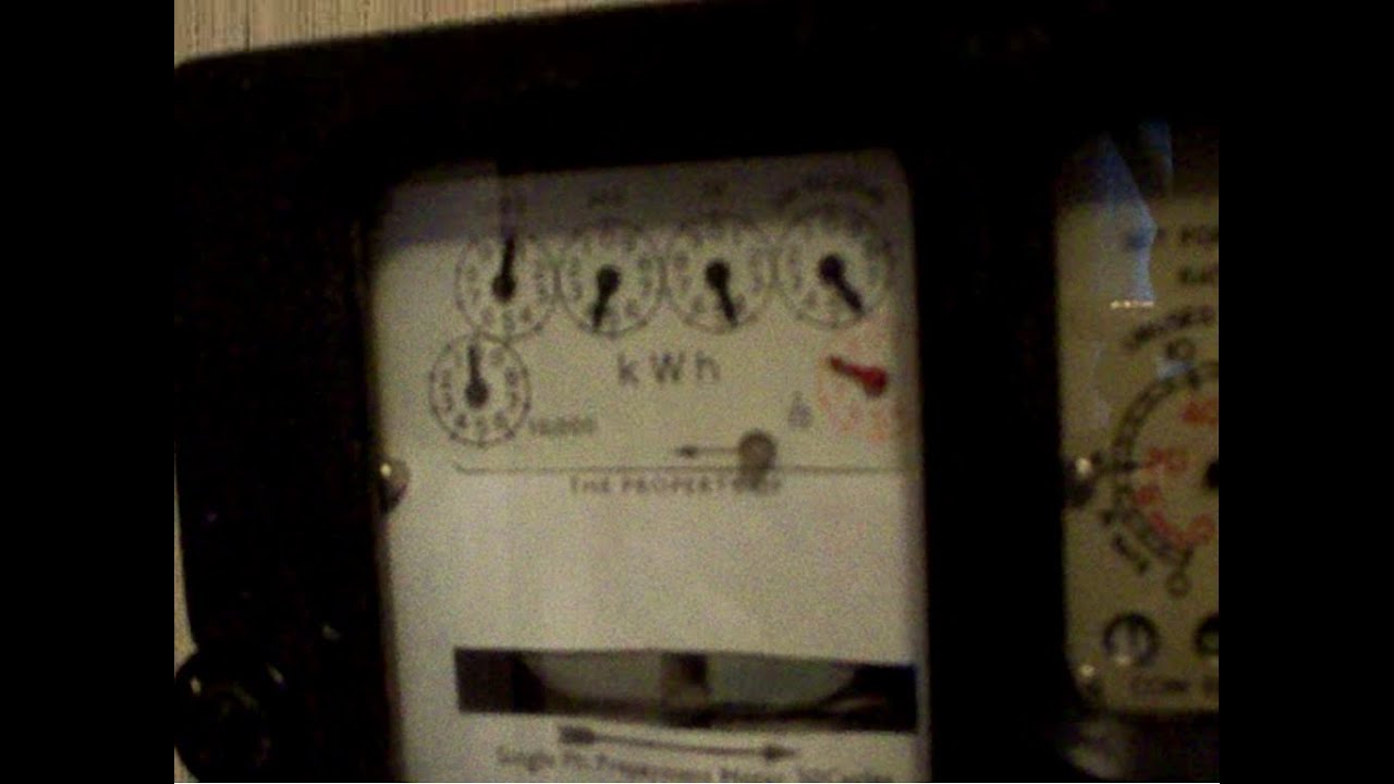 Electricity Meter : Slot meter takes a beating! :D (On-Phantom) - YouTube