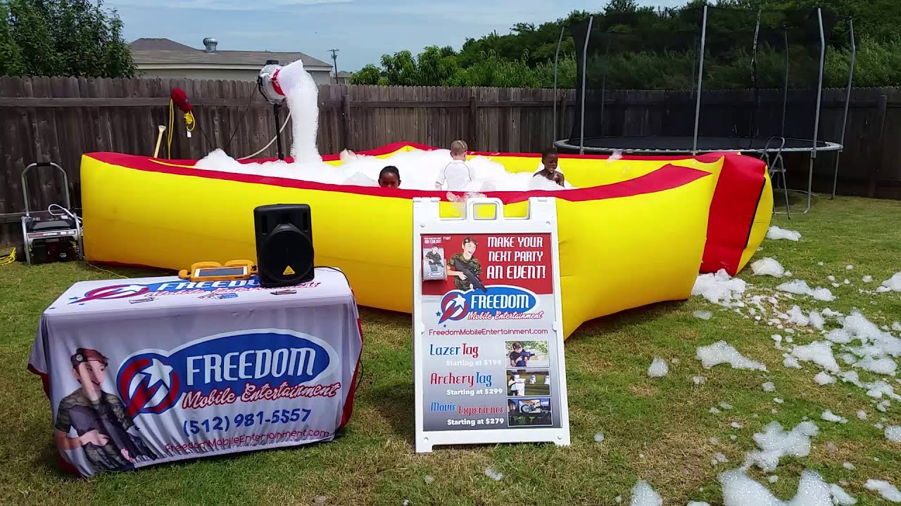 Kids Foam Dance Party - Austin Texas - YouTube