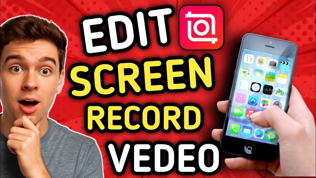 How to edit screen recorded video in inshot | complete tutorial - YouTube