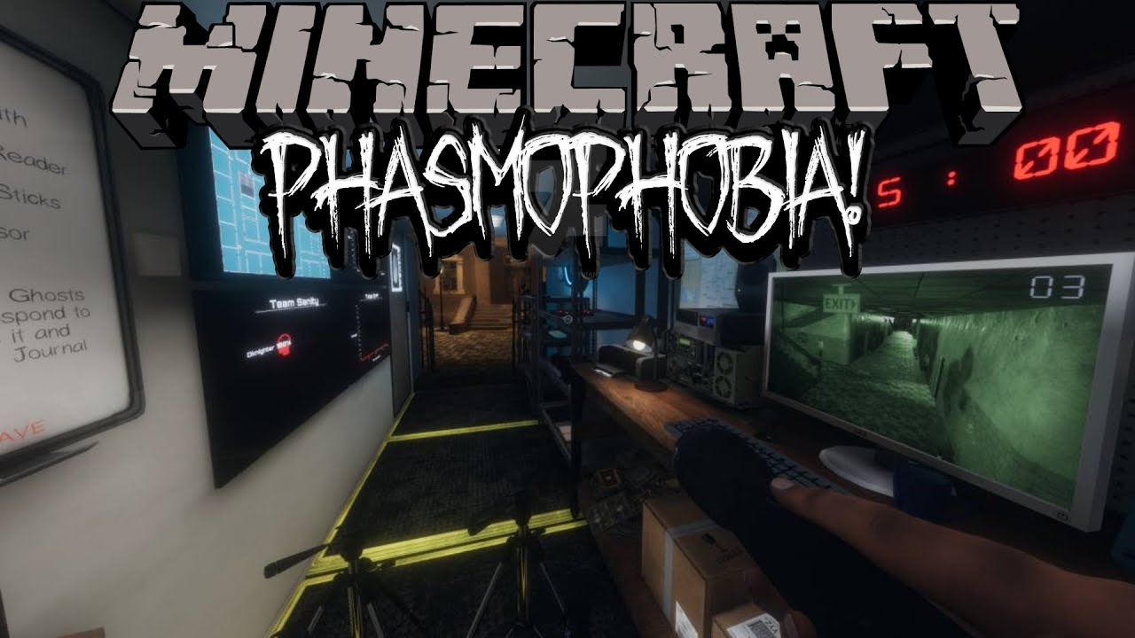 Minecraft phasmophobia - YouTube