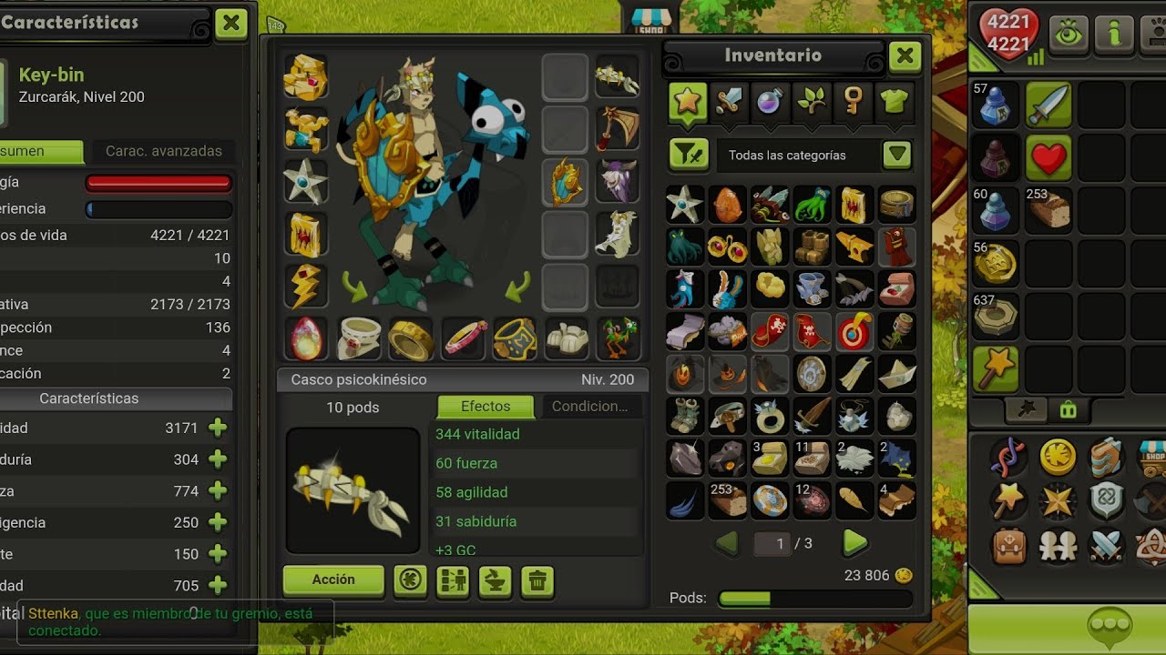 Dofus Touch Zurcarak nivel 200 Fuerza agilidad - YouTube