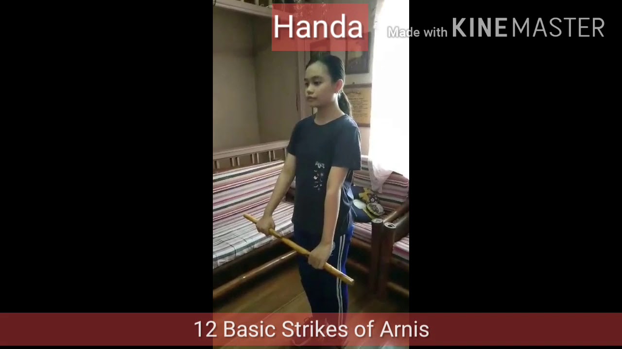 12 strikes of arnis - YouTube