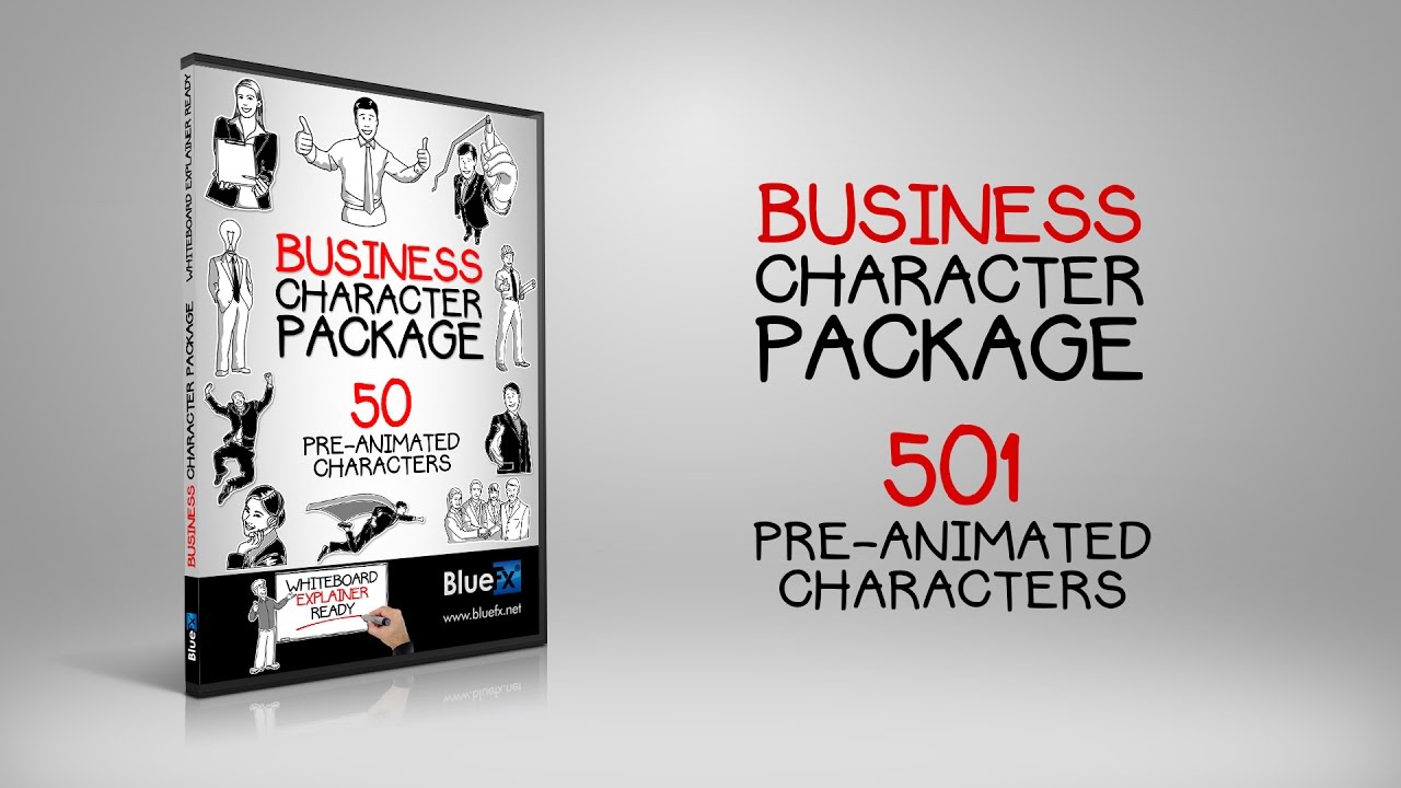 BUSINESS CHARACTER PACKAGE PREVIEW - YouTube