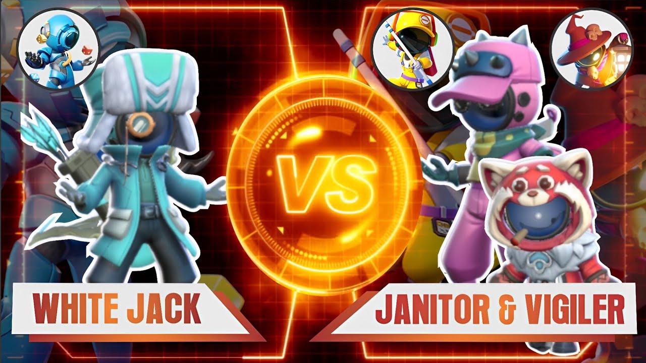 WHITE JACK VS VIGILER & JANITOR 🔥 🔥 || SUPER SUS || DEMON KING GAMING ...