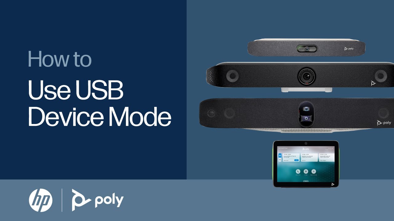 How to use USB Device Mode | HP Support - YouTube