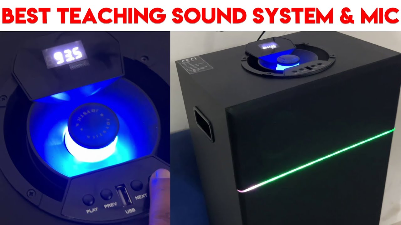 Akai Best music System For Teaching | Best Teaching Sound System & Mic ...