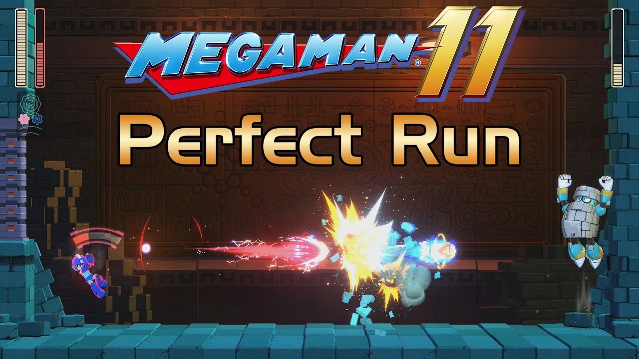 Mega Man 11 - BlockMan Stage Perfect Run (No Damage) - YouTube