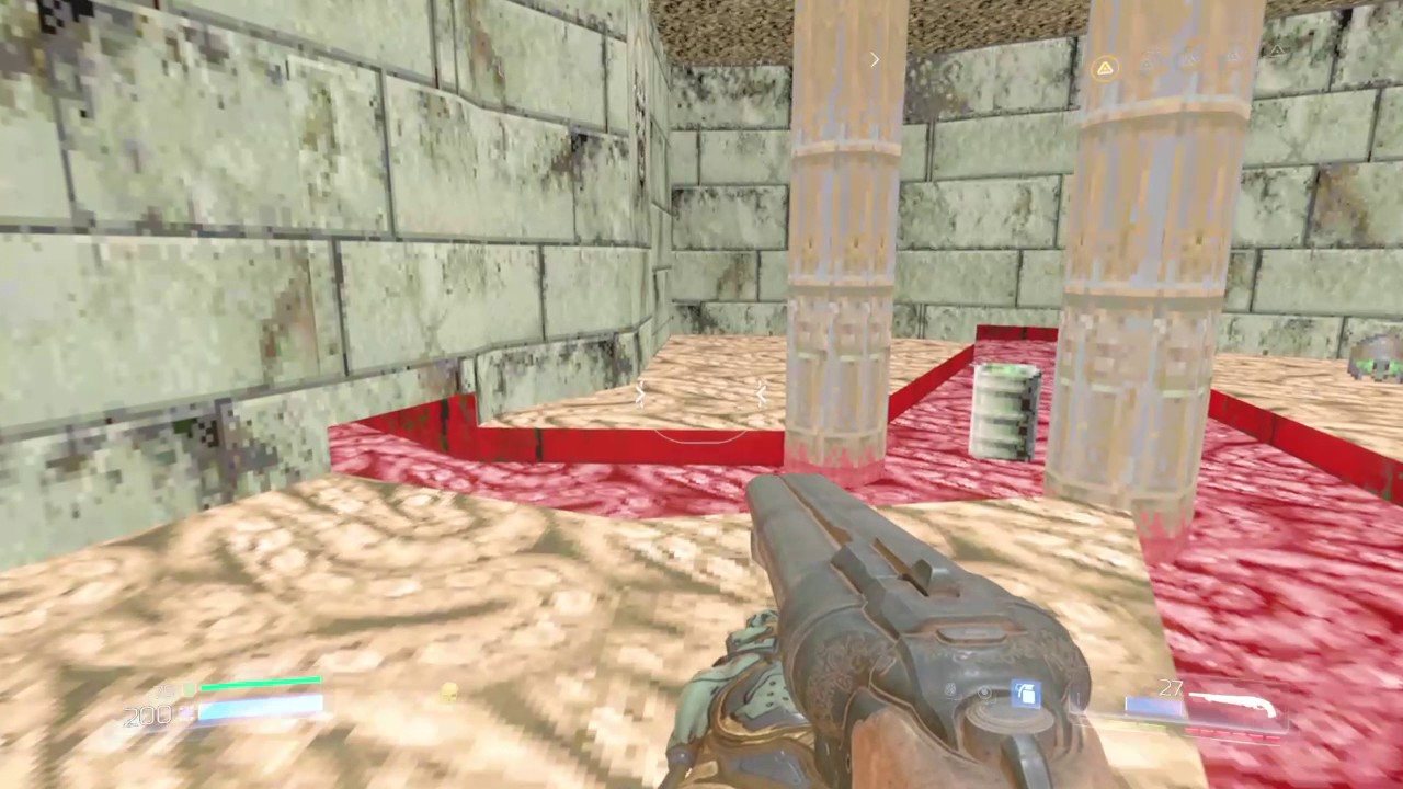 Classic Doom level in Doom 2016 - YouTube
