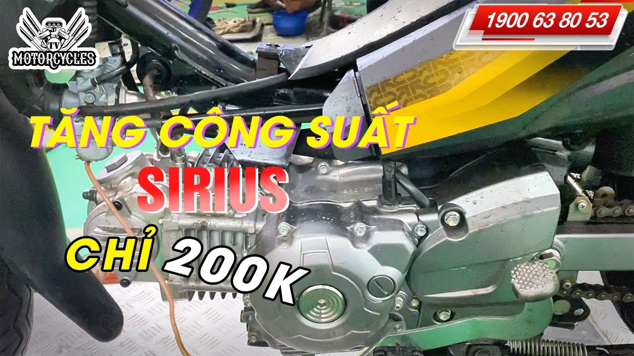 Video 857: Dạy Sửa Xe Tăng Công Suất Cho Sirius Chỉ 200K | Motorcycle ...