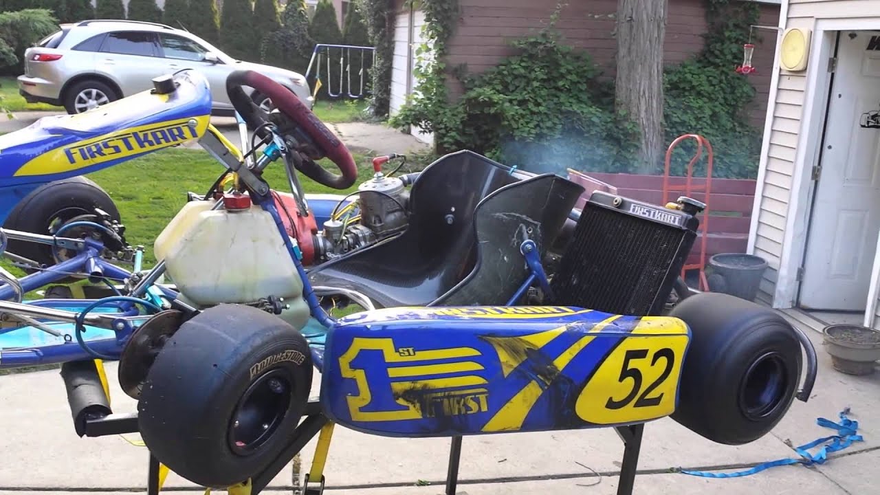 First Kart 125 Shifter W/TM-K9b engine - YouTube