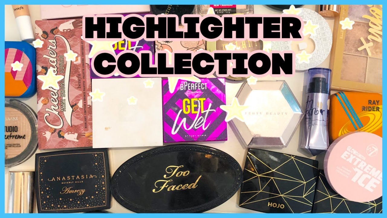 IN DEPTH MAKEUP COLLECTION 2021 - HIGHLIGHTERS | MAKEMEUPMISSA - YouTube