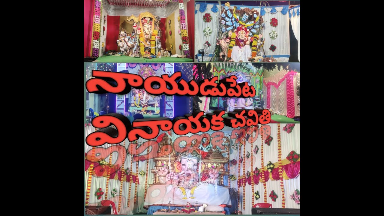 Naidupeta Vinayaka Chavathi Celebrations - YouTube