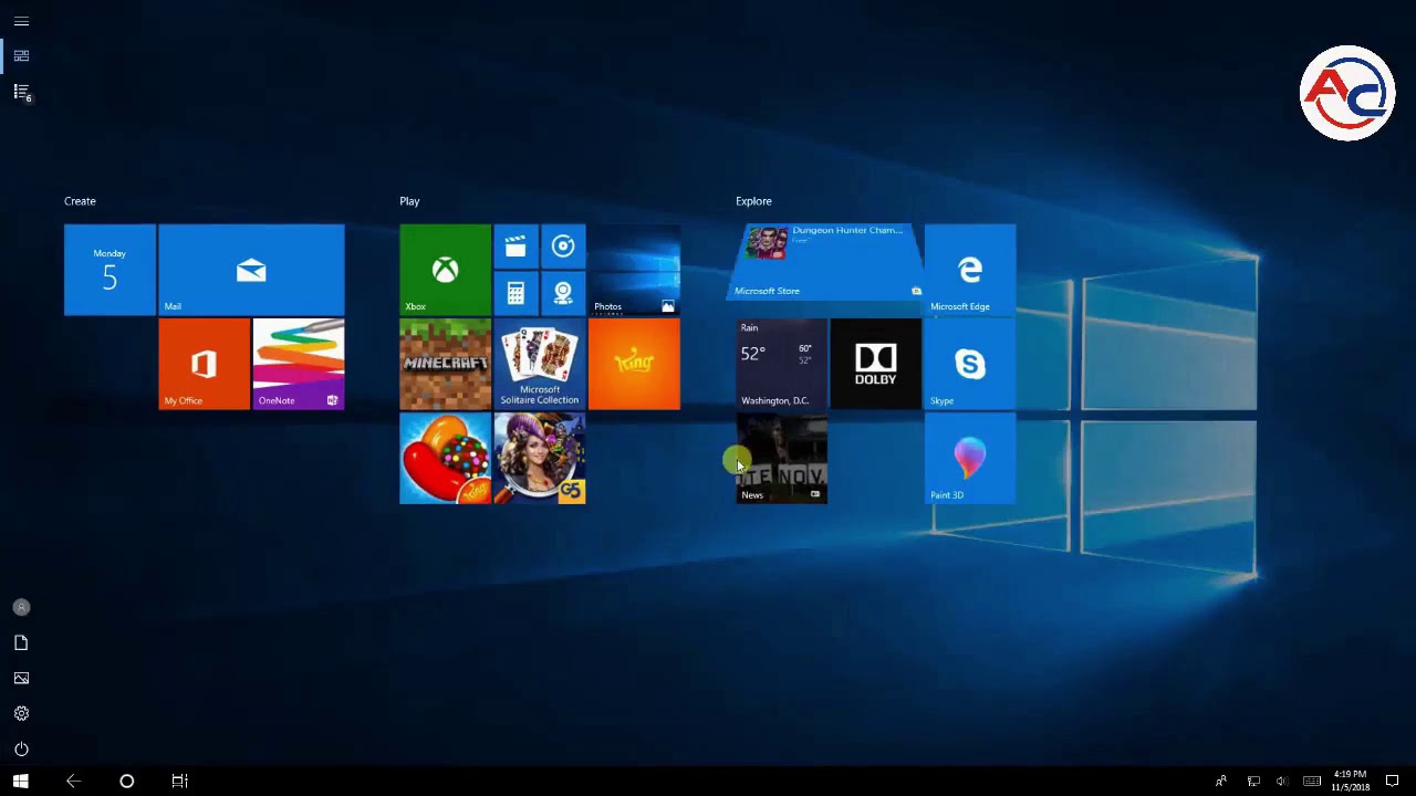 How to Make Tablet Mode in Windows 10 - YouTube