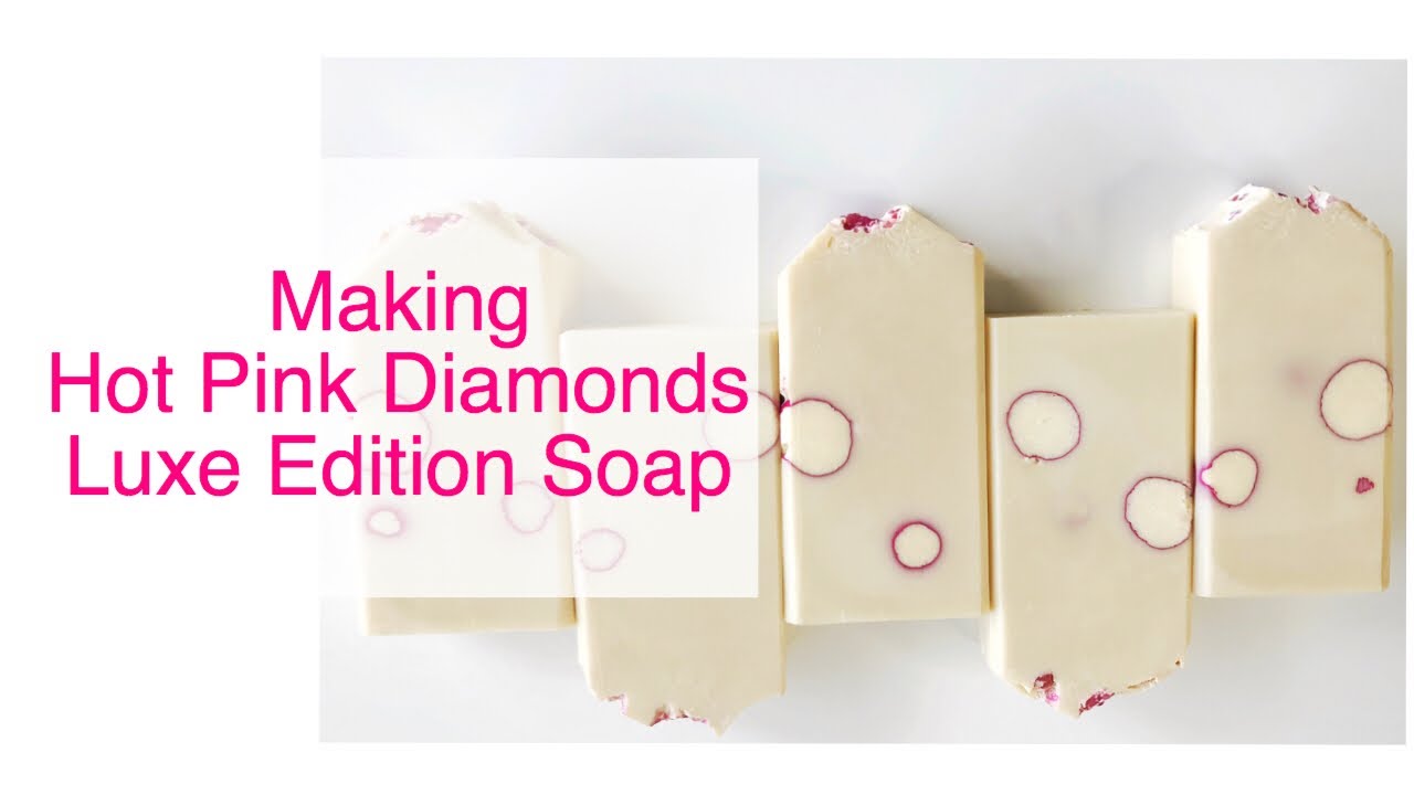 MAKING HOT PINK DIAMONDS|MAKING COLD PROCESS SOAP|ASIA EL BODY CARE ...