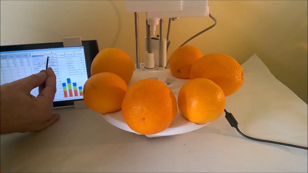 Agrosta Wonderful controls citrus fruits quality - YouTube