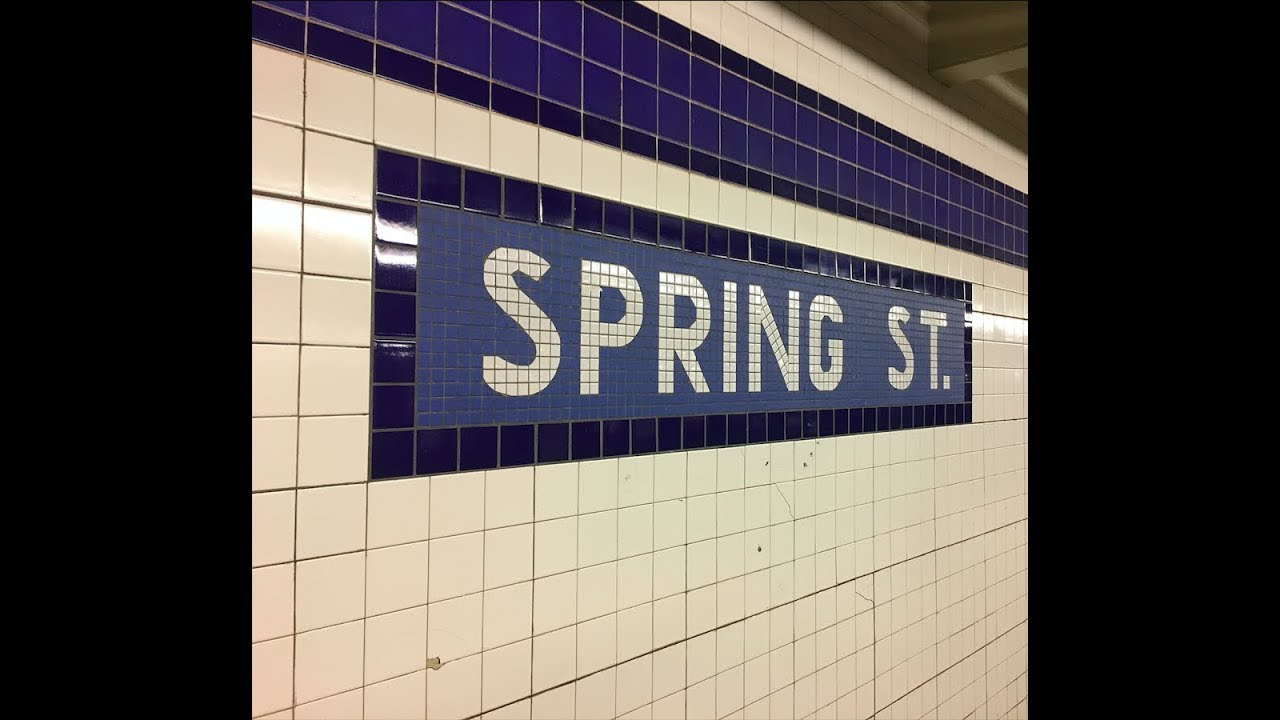 MTA Special: R46 (A), R32 (C), & R160 (E) & (F) Trains At Spring Street ...